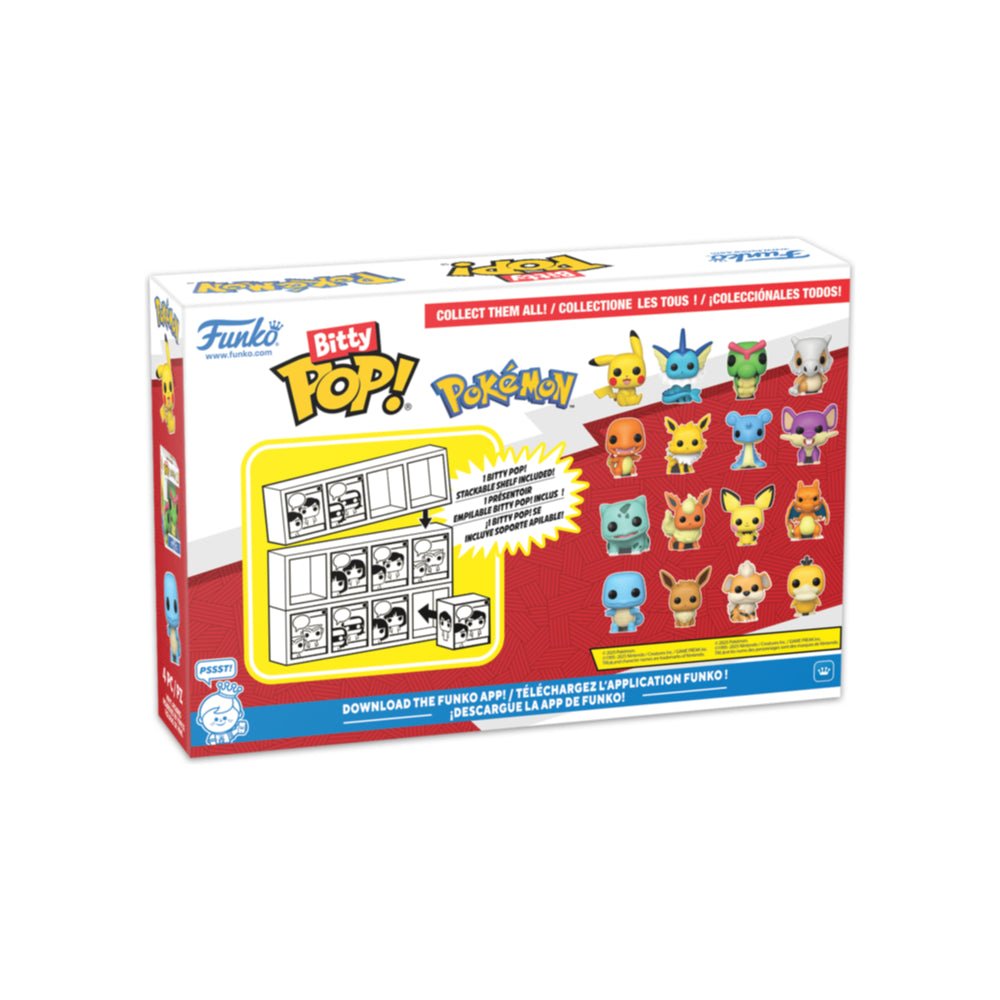Bitty POP: Pokémon - Squirtle 4 Pack