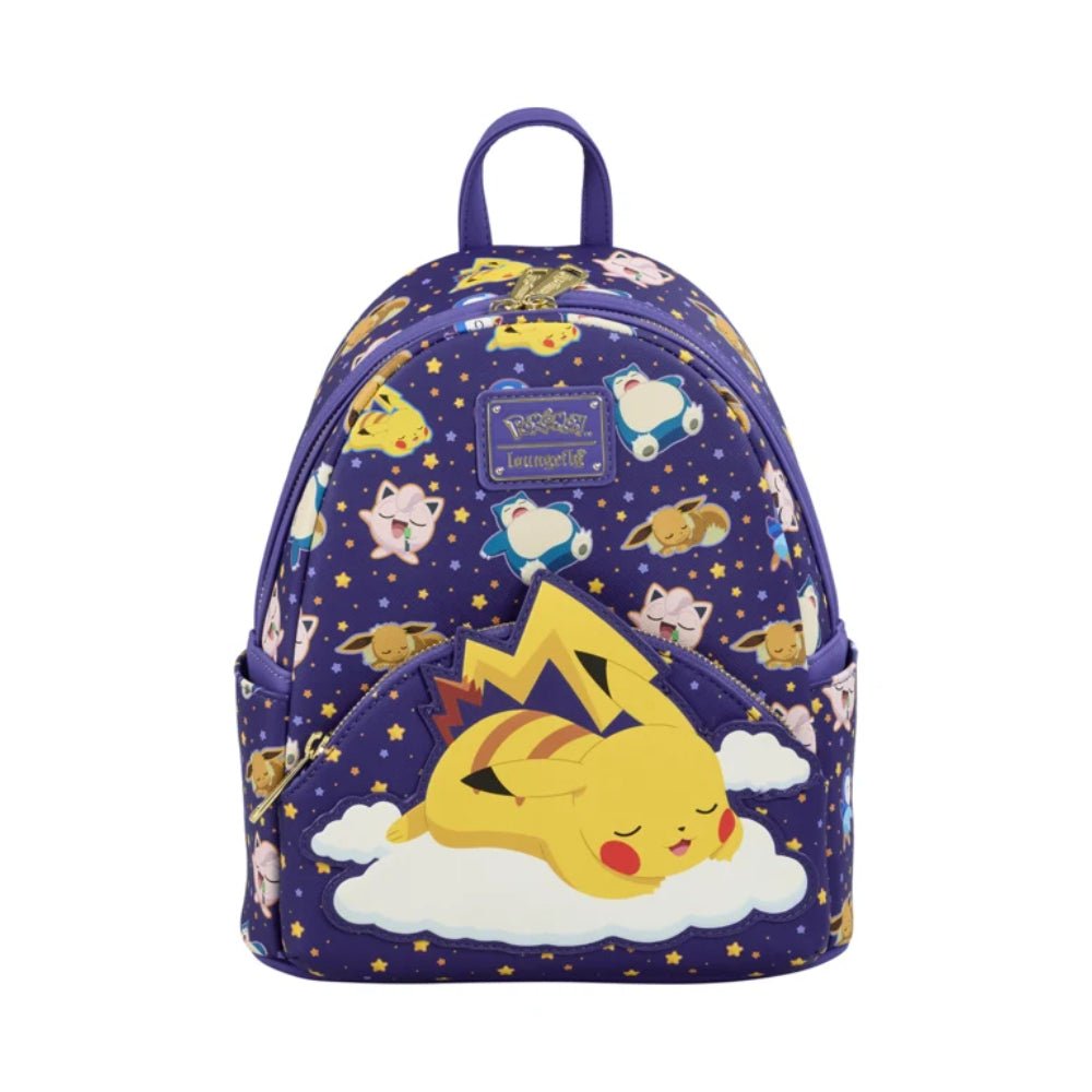 Loungefly - Sleeping Pikachu Mini Backpack Faux Leather