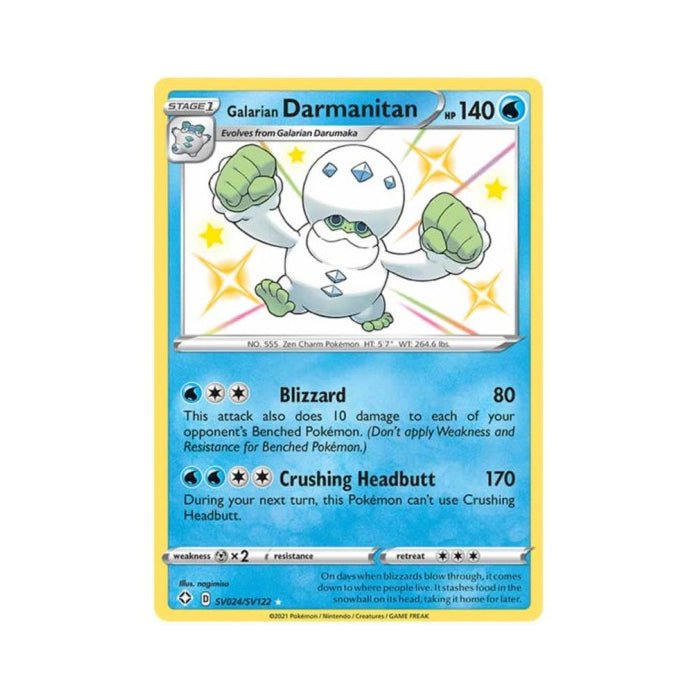 Galarian Darmanitan SV024/SV122 - Shining Fates - Shiny Vault